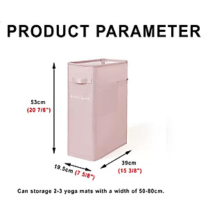 Home Gym Storage Rack Yoga Mat Holder, Dumbbells Kettlebells Foam Roller Storage Basket, Workout Equipment Storage Organizer, Women Men Workout (Size : M)