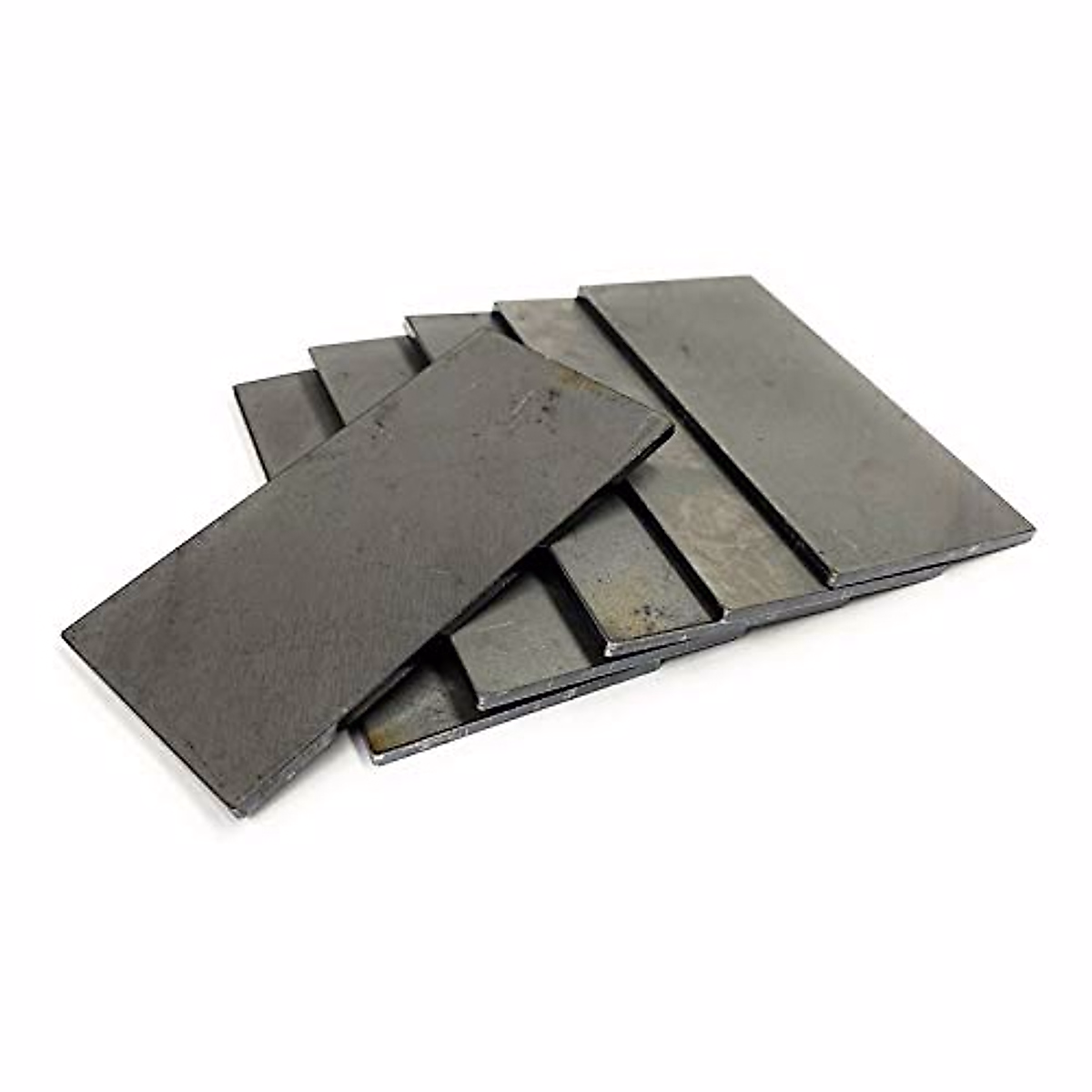 Welding Coupons - 11 Gauge Mild Steel - 2 by 4 Inch (2"X4") - Multipacks - Made in USA - Weld Practice and Training for MIG, TIG, Stick, Arc, Gas and Brazing (6 Pack)