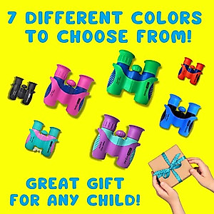 Binoculars for Kids 8x21 High-Resolution - Kids Binoculars Gift Set for Boys & Girls, Shockproof & Compact for Bird Watching, Travel, Hiking, Camping, Hunting, Children Outdoor Gear