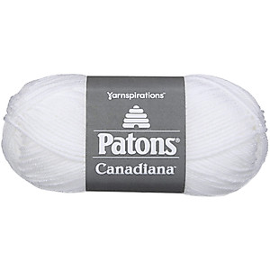 Patons Canadiana Yarn Solids (6-Pack) White 244510-10005