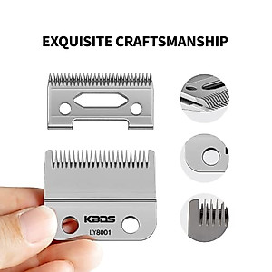 KBDS Professional Replacement Clipper Blades,Precision 2 Holes Adjustable Hair Clipper Parts Blade for Wahl Clippers,Wahl 5-Star Senior, Magic Clip, Reflections Senior