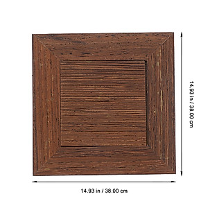 Zerodeko Wood Plant Riser Stand Flower Pedestal Holder Farmhouse Display Riser Bonsai Square Pedestal Rack