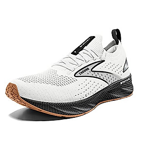 Brooks Men’s Levitate Stealthfit 6 Neutral Running Shoe - White/Black - 11 Medium