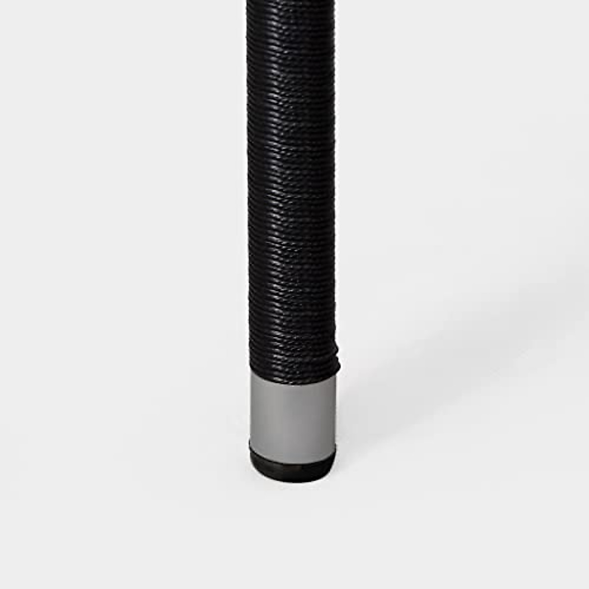 Patio Sense Morgan Outdoor All-Weather Wicker Stacking Woven No Assembly Steel Powder Coated Frame Lightweight Indoor Outdoor Porch Backyard Lawn Garden Balcony - Black - Set of 4