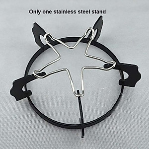 4Pcs Stove Top Support Accessories Chrome Plated Stainless Steel Cooking Pan Holder Stand Trivet Pot Kitchen Gas Hob Rack Universal Cookware Parts