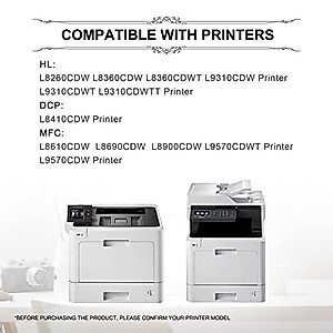 MANDBOY Compatible TN-436 TN436BK Super High Yield Toner-Cartridges Black (2 Pack) | Replacement for Brother HL-L8260CDW DCP-L8410CDW MFC-L8610CDW Printer Toner Cartridge