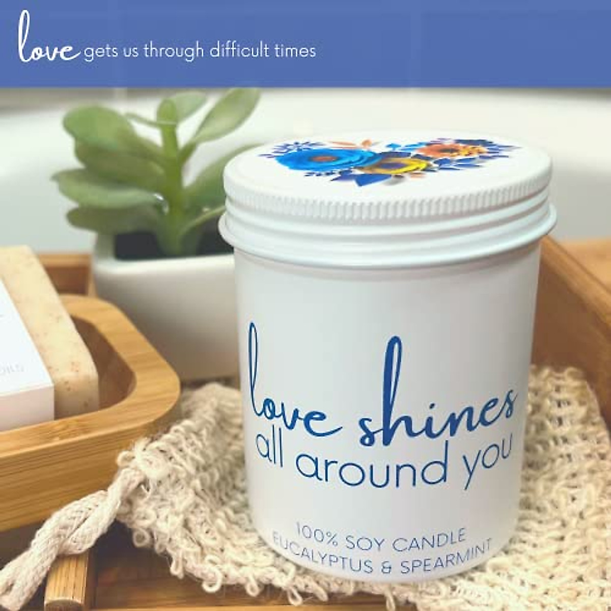 Sympathy Gift - Condolence Sympathy Gift Basket for Bereavement Grief Gifts Candle Pillow & Soap - Sorry for Your Loss Thinking of You Grieving Care Package Gift Box for Women Men Friend