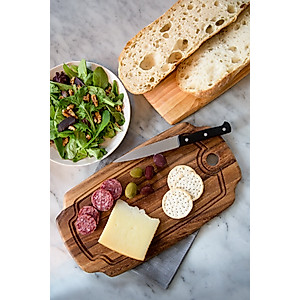 Ironwood Gourmet Rectangular Pinehurst Serving Board, Acacia Wood