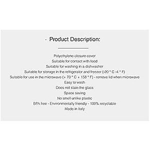 BORMIOLI ROCCO Round Storage Bowls With Blue Lids, 4 CT