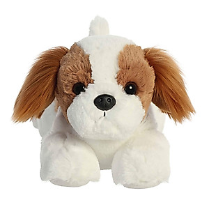 Aurora® Adorable Flopsie™ Stella Shih Tzu™ Stuffed Animal - Playful Ease - Timeless Companions - White 12 Inches