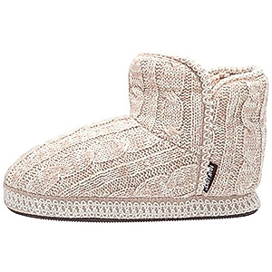 MUK LUKS Women's Leigh Slipper, Fairy Dust/Ivor, Medium
