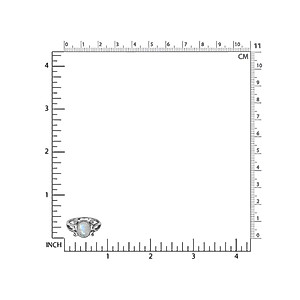 Silvershake Genuine Rainbow Moonstone 925 Sterling Silver ViCaratorian Inspired Casual Ring Size 9.25