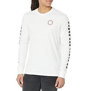 Element Men's POTA Surge Long Sleeve, Optic White, Large