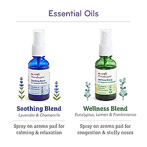 Munchkin® Theraburpee with Essential Oils: Colic & Fever Rescue Kit + with Hot & Cold Therapy Burp Cloths & Aromatherapy