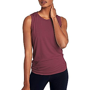 Mippo Workout Tank Tops for Women Cute Open Back Workout Tops Yoga Tops Athletic Workout Shirts Muscle Tanks Tennis Shirts Backless Tops for Women Magenta M