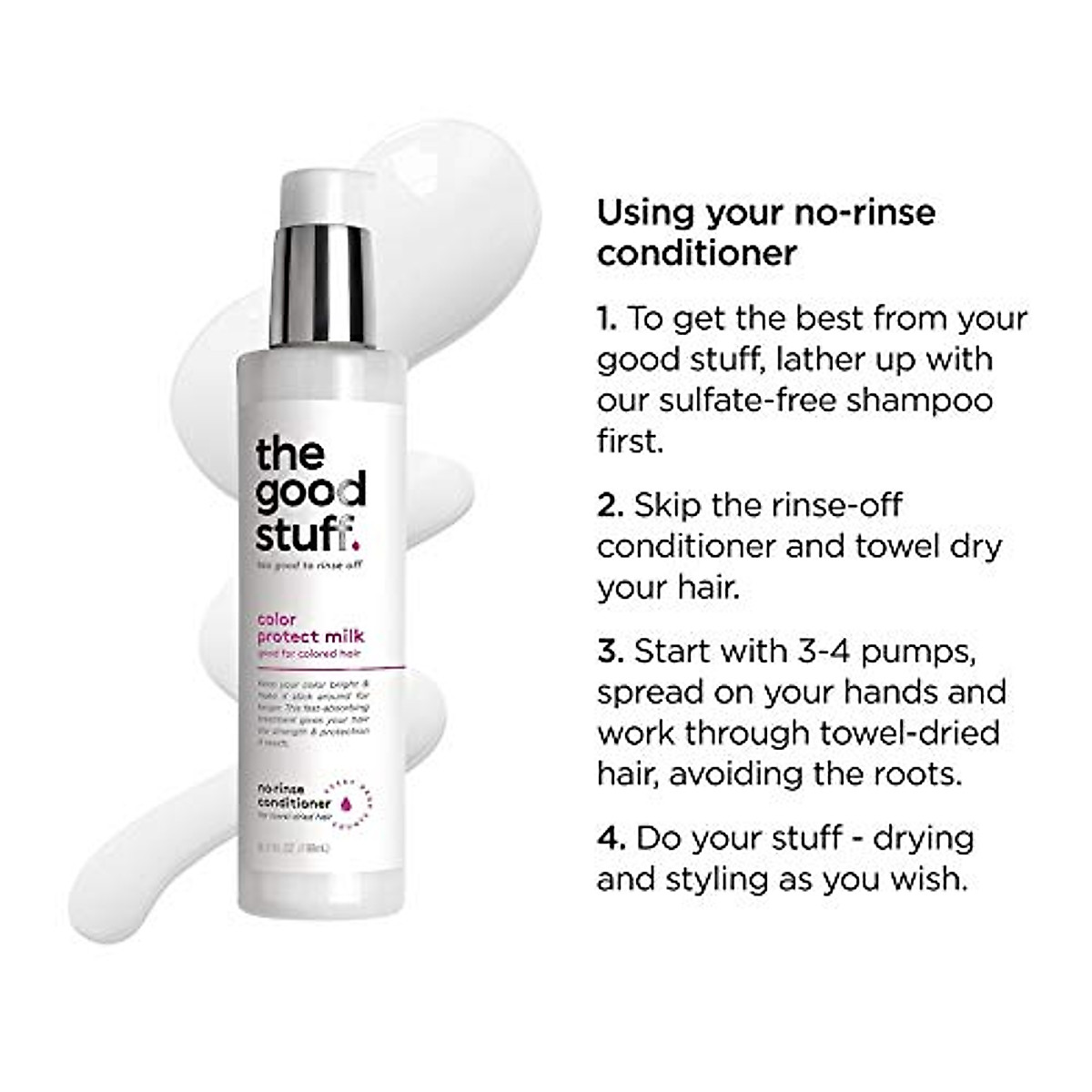 The Good Stuff Color Protect Milk Conditioner, 6.7 Ounce