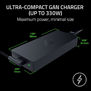 Razer Blade 16 Gaming Laptop: NVIDIA GeForce RTX 4080-13th Gen Intel 24-Core i9 HX CPU - 16" QHD+ 240Hz - 32GB RAM - 1TB SSD - CNC Aluminum - Compact GaN Charger - Windows 11 - Chroma RGB