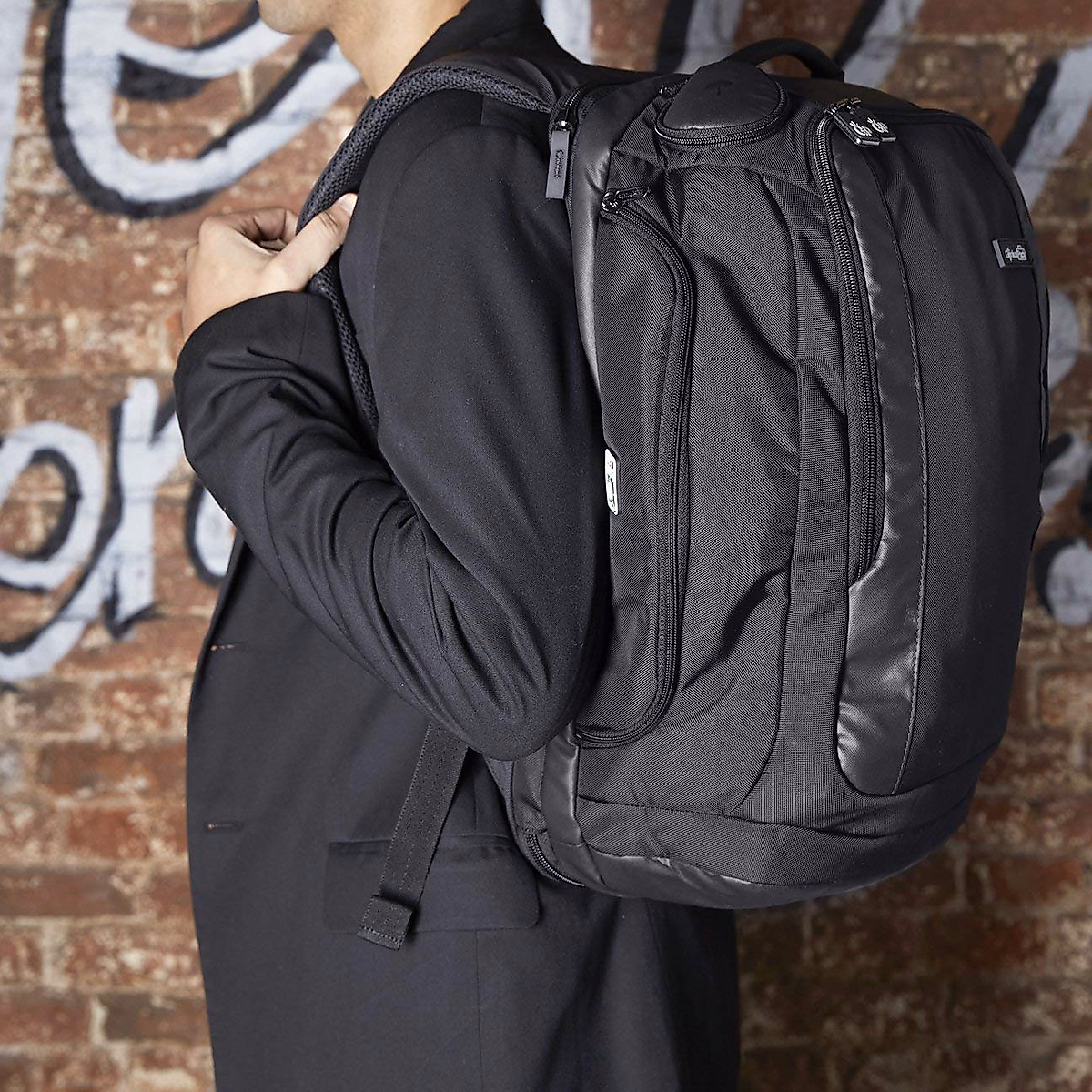 Genius Pack Travel Backpack w/Integrated Suiter - Smart, Organized, Lightweight Backpack