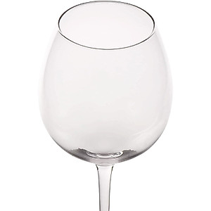 Juvale 25oz Oversized Giant Wine Glass with Stem That Holds a Whole Bottle of Wine, Oversized Wine Glass for Champagne, Mimosas, Holiday Parties, Novelty Birthday Gift (750ml)