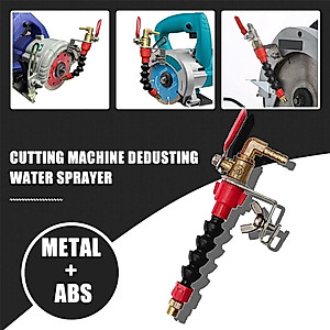 2023 New Cutting Machine Misting System Water Sprayer - Marble Brick Tile Cutting Machine Grinder, Dust Remover Water Sprayer for Cutting Machine (Sprayer Only)