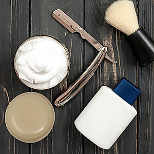 G.B.S 97% Men's Cedar & Pine Shave Soap –All Natural Shave Soap for Men- Creates a Rich Lather Foam for Ultimate Wet Shaving Experience (Cedar and Pine)