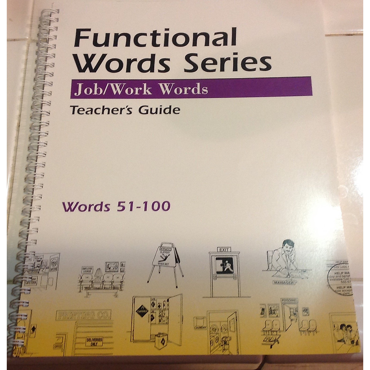 Edmark Reading Program Functional Words Series – Second Edition: Job/Work Words, Word Cards