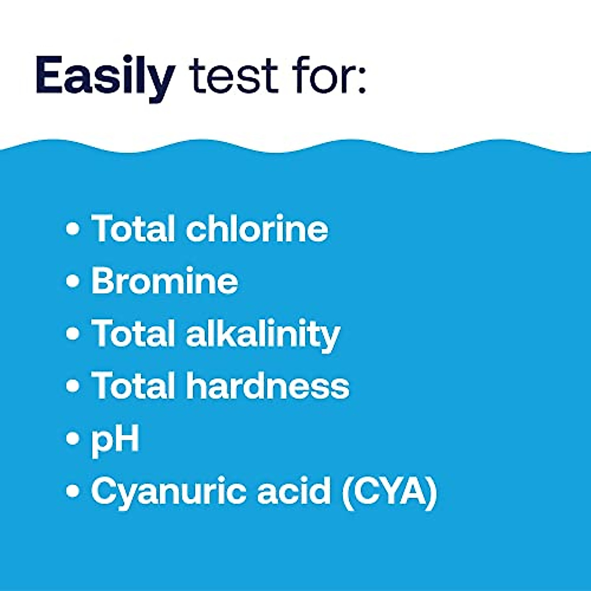 HTH Pool Care 6-Way Test Kit, Swimming Pool Water Chemical Tester, 100 Tests