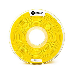 Gizmo Dorks Flexible TPU 3D Printer Filament 1.75mm 1kg, Yellow
