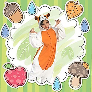 dressfan Animal Cosplay Costume Hamster Pajamas Women Girls Size XS Orange