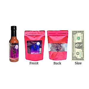 Carolina Reaper Hot Sauce 5 Dried Whole Chili Peppers Gift Set +2 Free World's Hottest Wicked Reaper 2,000,000 Scoville