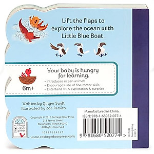 Little Blue Boat Chunky Lift-a-Flap Board Book (Babies Love) (Ocean Lift-a-Flap)