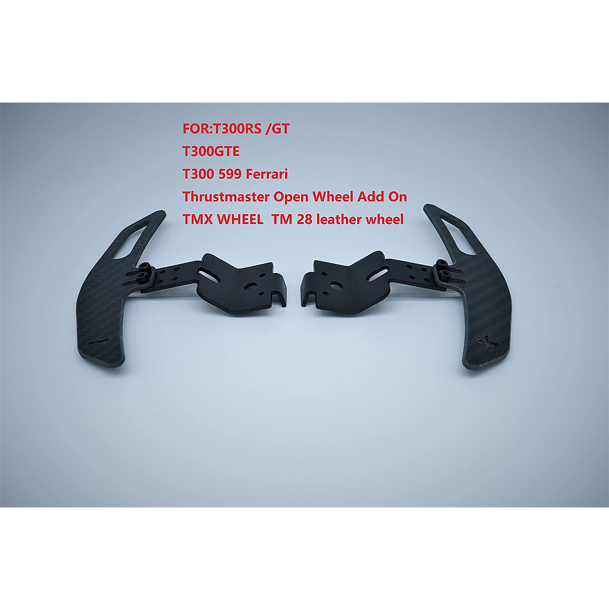 SIMPUSH carbon fiber paddle shifter mod Modification (STYLE A) FOR Thrustmaster T300RS T300GT TS-PC