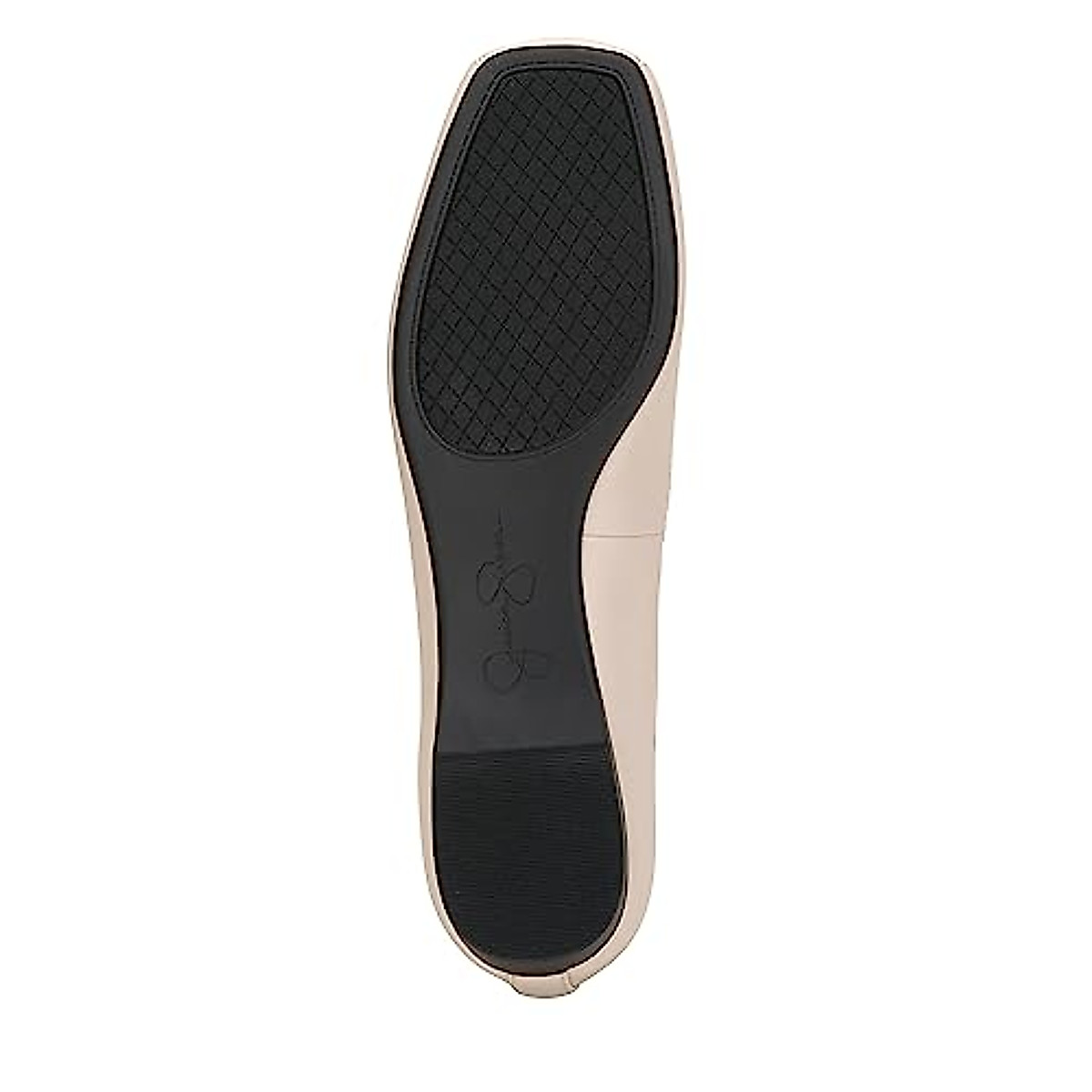 Jessica Simpson Women's Mandalaye Ballet Flat, Chalk, 9