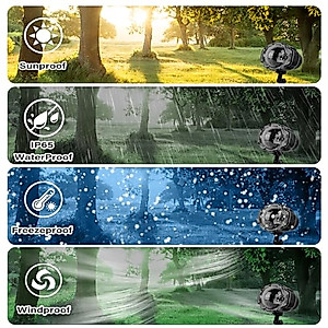 EFOBO Christmas Snowfall Projector Lights, White Snow Lights with Remote Control, Indoor Outdoor for Halloween Xmas Party Wedding Garden Landscape Decoration