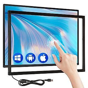40 Inch Infrared Touch Frame 20 Points IR Touch Screen Panel with USB Infrared Touch Screen Overlay Suitable for Touch Monitor TV Frame, Touch Whiteboard Digital Signage, Kiosks, Automation Retailers