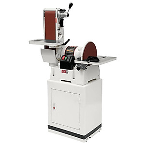 JET 6" x 48" Belt and 12" Disc Sander with Closed Stand, 1-1/2 HP, 115/230V 1Ph (Model JSG-6CS)