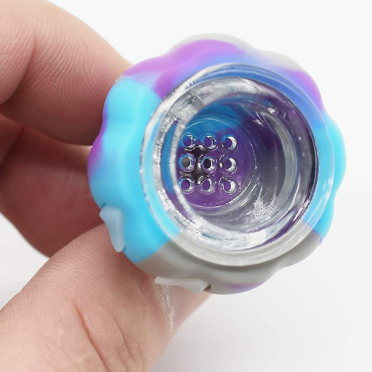 KUVIS Silicone Wax Straw with Glass Bowl Multi-use