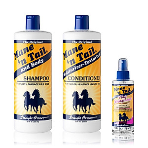 Mane 'n Tail Combo Deal Shampoo and Conditioner 32 Ounce PLUS Hair Strengthener 6 Ounce