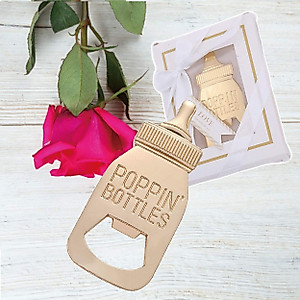 Bottle Opener, SeeSky 20 Pcs Baby Bottle Opener for Party Favor Baby Shower Bridal Shower Favors Wedding Favors Birthday Party Decoration with Gift Box (20 Pcs Style #2)