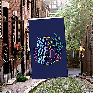 Naturdays Flag Natural Light Banner Flag Man Cave Wall Beer Flag with Brass Grommets,Outdoor Sign House Flag Polyester Yard Lawn Outdoor Decor 3x5 Ft Banner