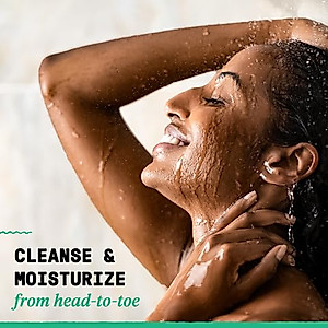 Alaffia Authentic African Black Soap Variety 2-Pack – All-In-One Liquid Soap, Travel-Size Eucalyptus Tea Tree + Full-Size Peppermint Body Wash, Face Wash, Shampoo, Shaving Soap