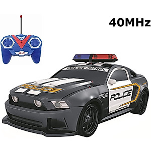 RC Remote Control Police Car & Racing Sports Car 1:24 Scale Radio Control Police Chase Fun | Two Players Can Play Together