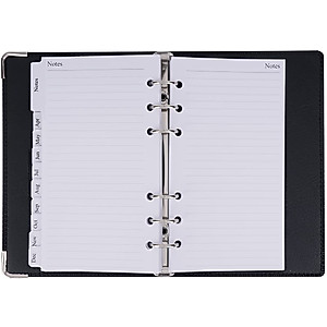 2023 Planner Refills Portable Size 3 - Monthly and Weekly with 6-Ring Binder, Compact/Personal Size