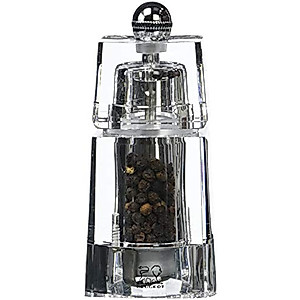 Peugeot Chaumont Acrylic Pepper Mill, 11cm/4-1/2-Inch, clear (940211)