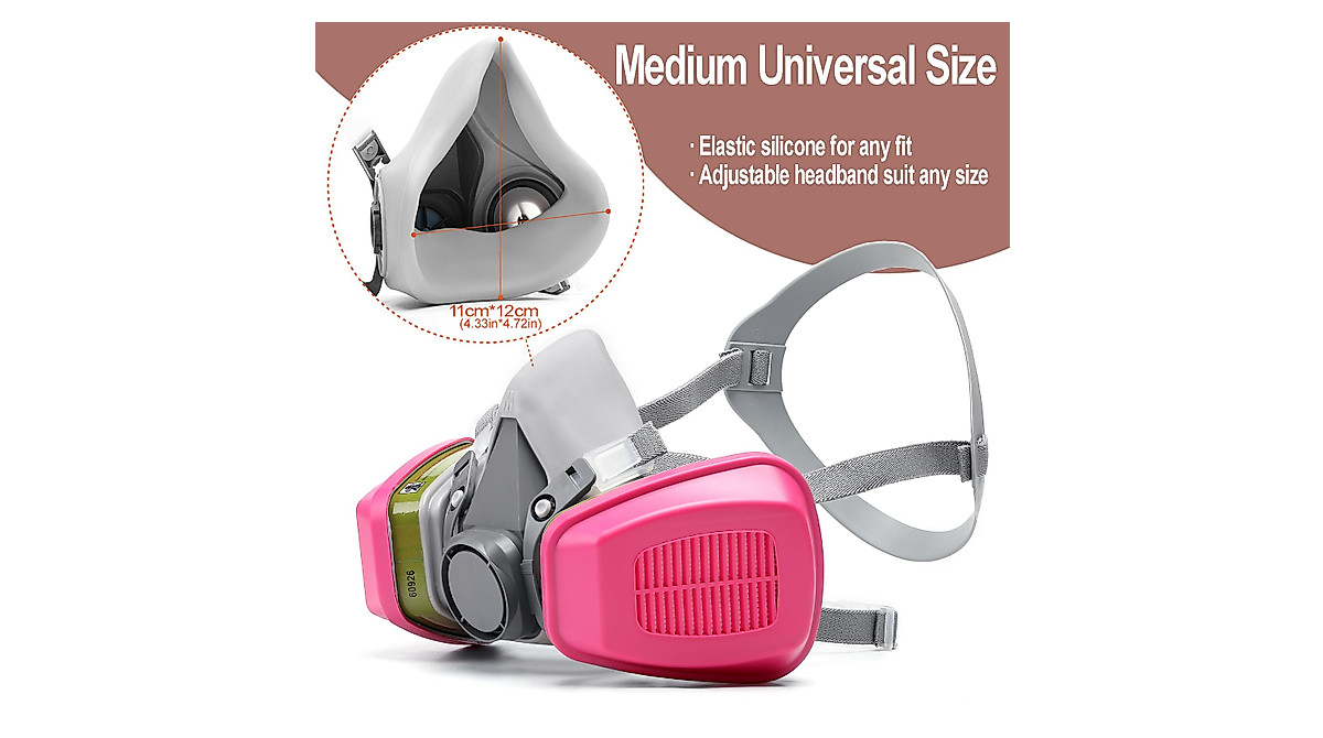 Protective RANKSING Respirator Mask with P100 Filters