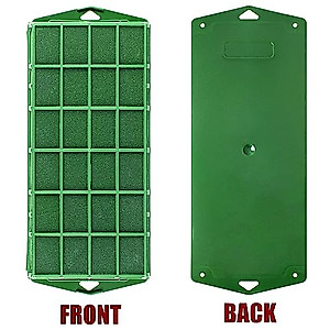 Takytao Floral Foam Cage, Dry Flower Cage Holders, Green Foam Cage Blocks for Fresh Flower Arrangements Decoration, Wedding, Interior and Garden