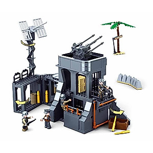 DAHONPA Atlantic Wall Building Blocks(765 PCS), WW2 Military Historical Construction Model for Display,Toys Gifts for Kid and Adult.