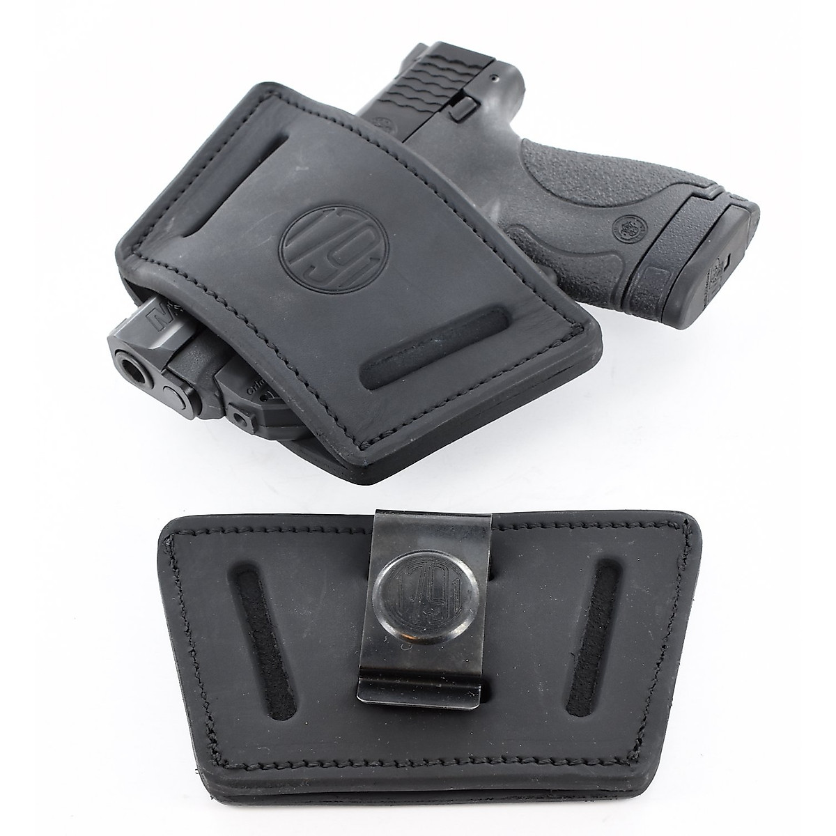 1791 Universal Medium Gun Holster, OWB/IWB CCW Holster, Right & Left Handed - Fits 1911, SIG P938, P238, Glock 19, Glock 43, Ruger LCP, SR22, LCR, Walther, S&W, Browning, Beretta, Keltec