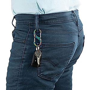 Nite Ize LSB3-07-R3 S-Biner SlideLock Dual Locking Carabiner, Size #3, Stainless