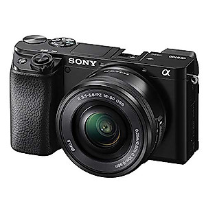 Sony a6100 Mirrorless Camera 4K APS-C ILCE-6100YB with 2 Lens Kit 16-50mm + 55-210mm and Deco Gear Case + Extra Battery + Flash + Wide Angle & Telephoto Lens + Filter Kit + 64GB Accessories Bundle